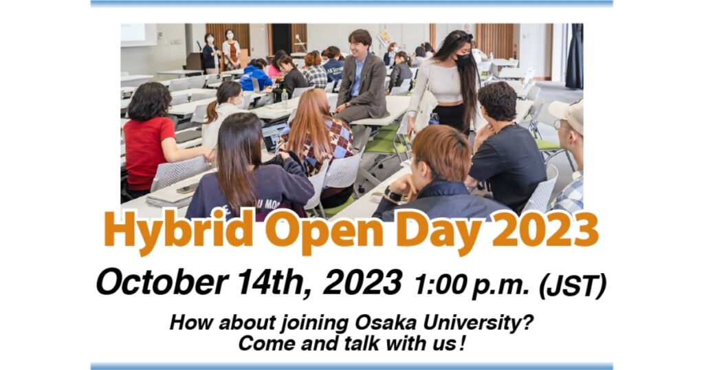 Hybrid Open Day on October 14th, 2023! | Human Sciences