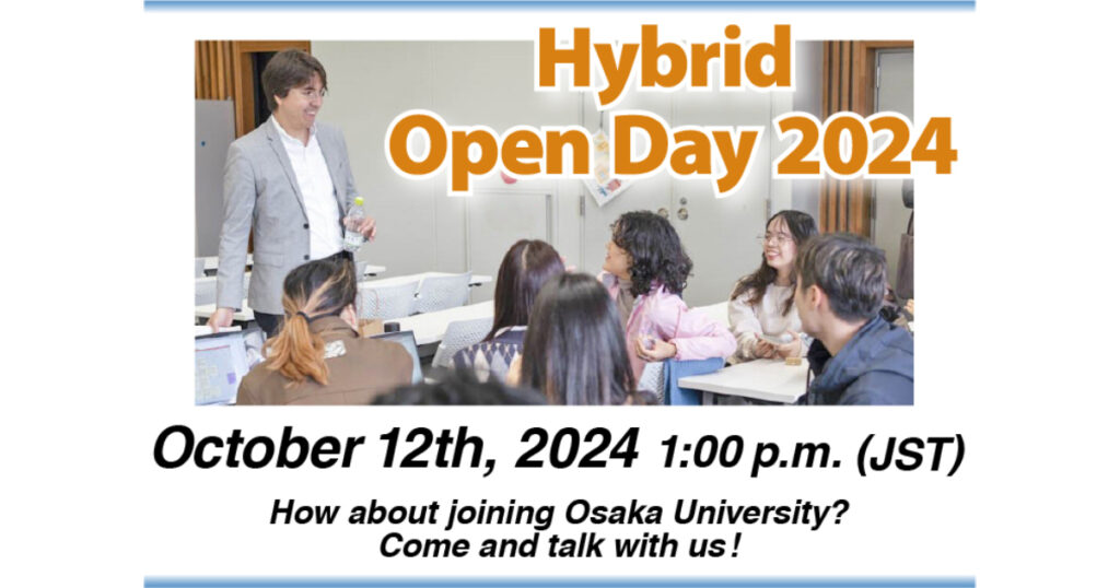 Hybrid Open Day on October 12th, 2024! | Human Sciences